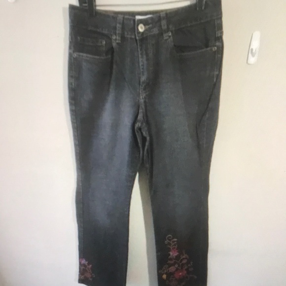 Coldwater Creek | Jeans | Vintage Embroidered Floral Mom High Rise Jeans | Poshmark